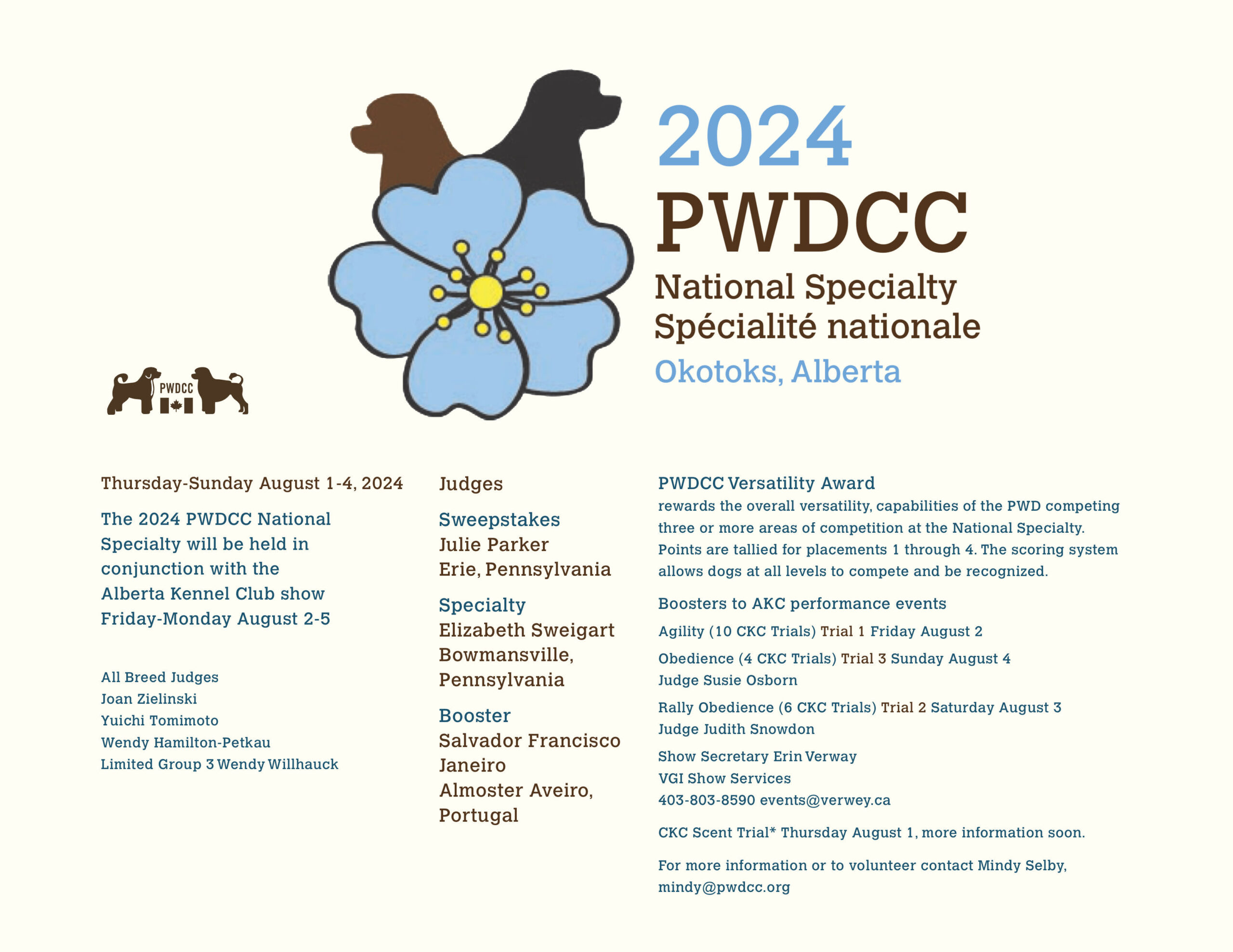 Portuguese Water Dog Club of Canada | 2024 PWDCC National Specialty